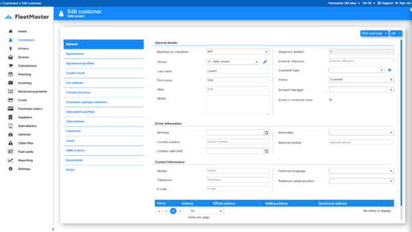 Manage :: FleetMaster